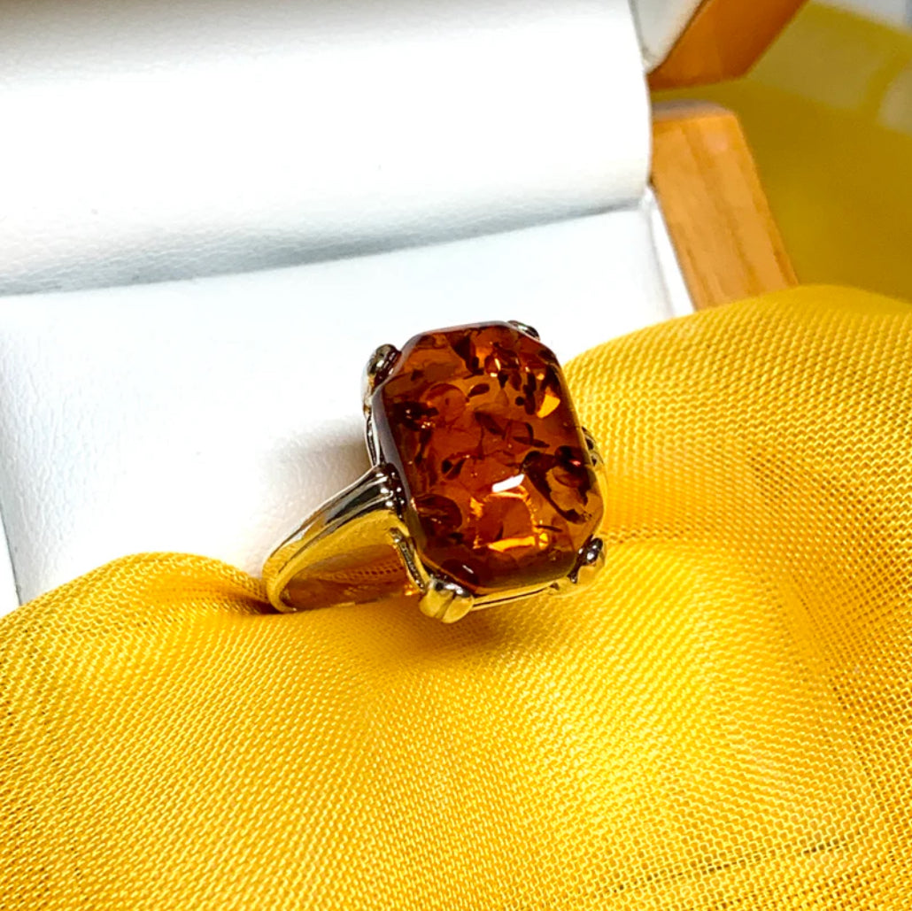 Amber Rings – Sarah Beth Jewellers